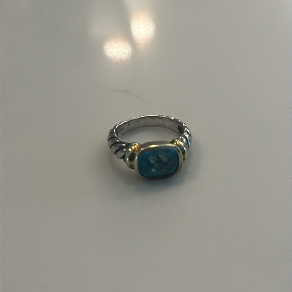 David Yurman | Jewelry | David Yurman Blue Topaz Ring | Poshmark